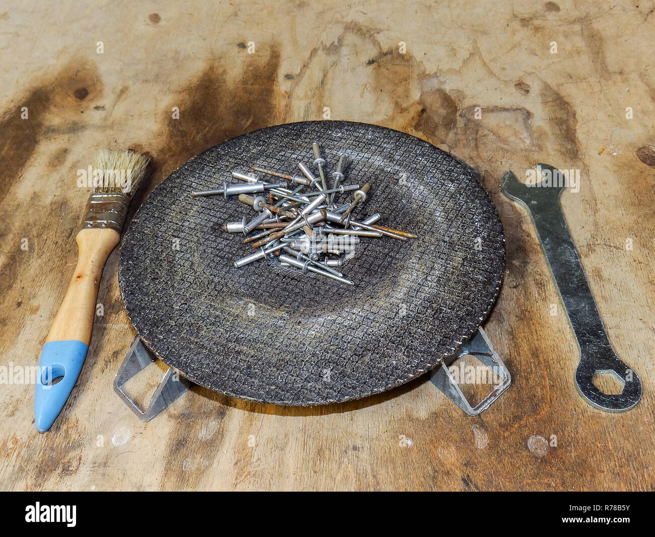 Still life of metal Stock Photo - Alamy