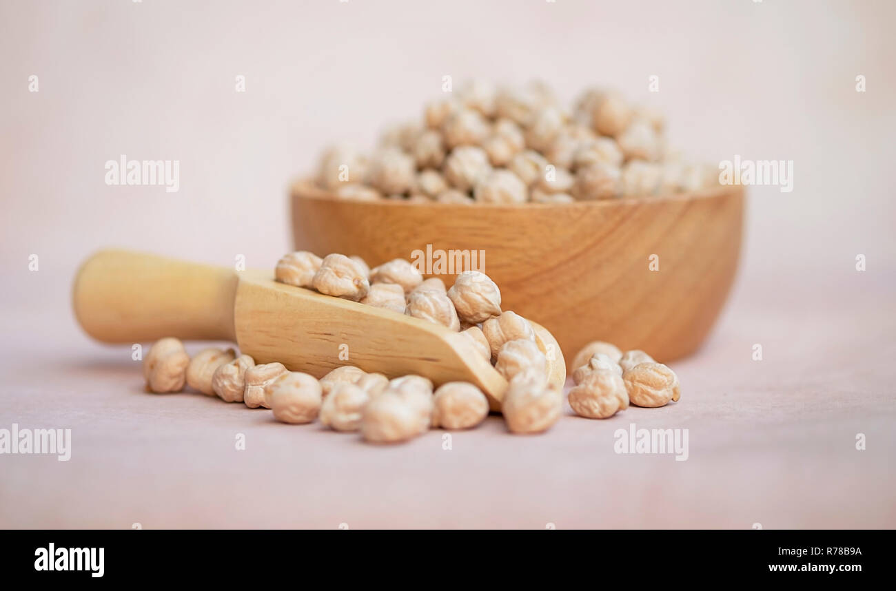 garbanzo bean close up on background Stock Photo - Alamy