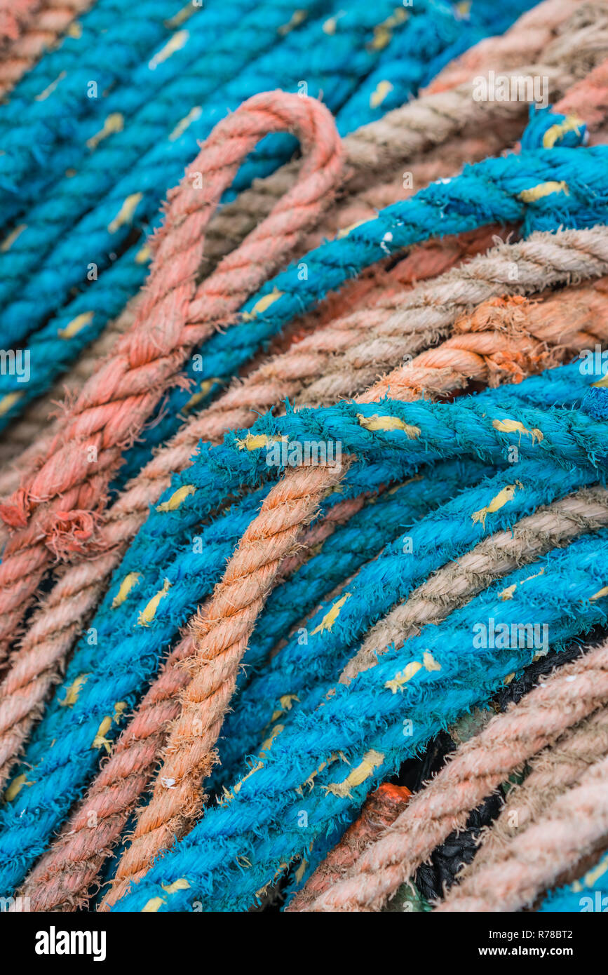 Beach rope used in fishing hi-res stock photography and images - Alamy