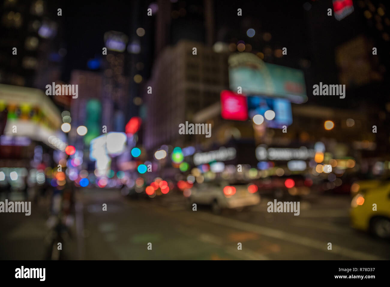 Bokeh background with defocused lights Stock Photo - Alamy