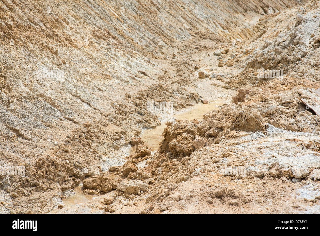 Sand mines close up Stock Photo - Alamy