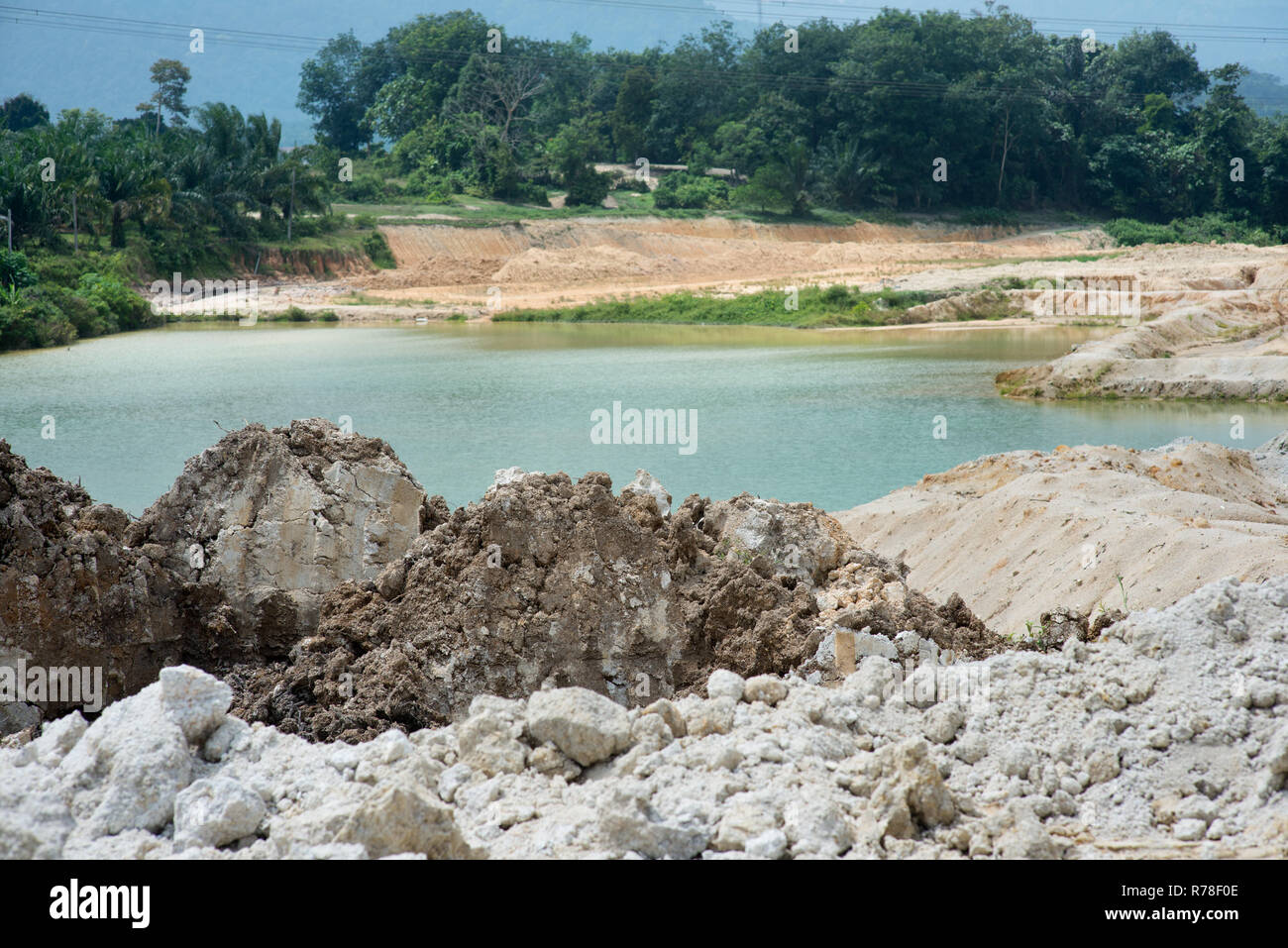 Quarry gravel pit erosion hi-res stock photography and images - Alamy