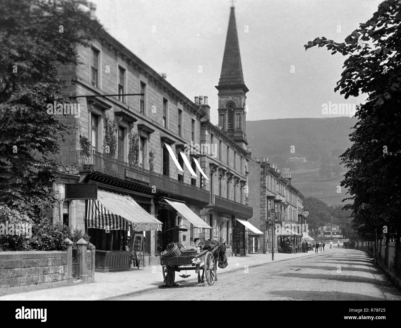 Old matlock bath Black and White Stock Photos & Images - Alamy