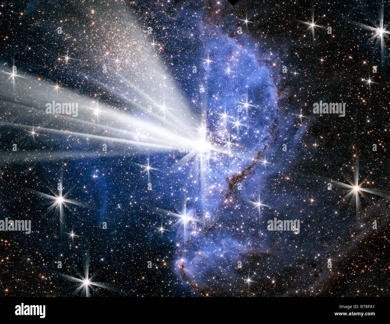 galaxy and stars Stock Photo - Alamy