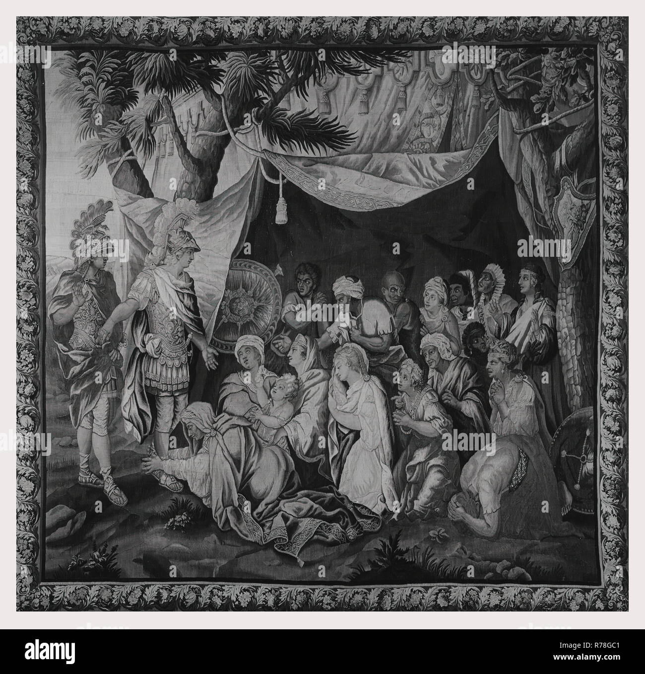 Family of Darius before Alexander Stock Photo - Alamy