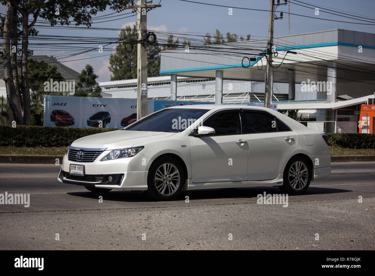 Chiangmai, Thailand - December 2 2018: Private car Toyota Camry. On ...