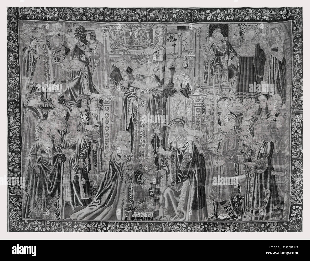 Court of a Roman emperor Stock Photo - Alamy