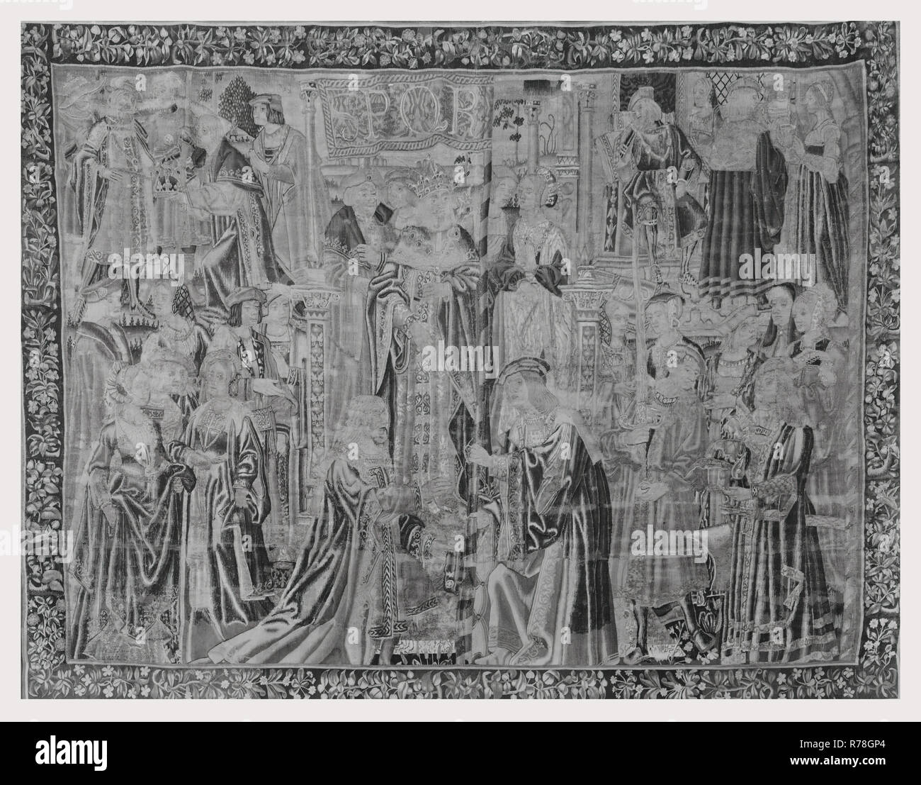 Court of a Roman emperor Stock Photo - Alamy