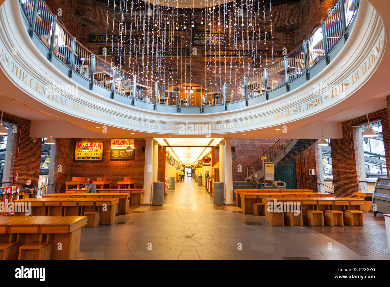 Quincy Market, Boston ,Massachusetts, United States of America Stock ...