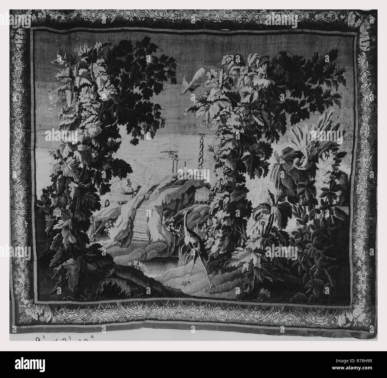 Fantastic landscape with twisted columns Stock Photo - Alamy