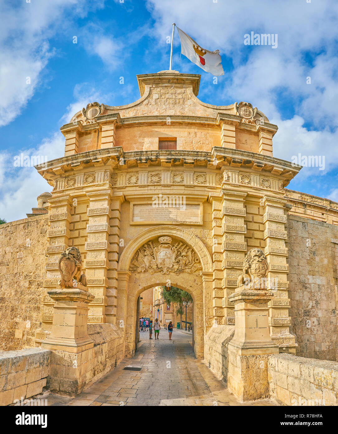 Mdina main gate hi-res stock photography and images - Alamy