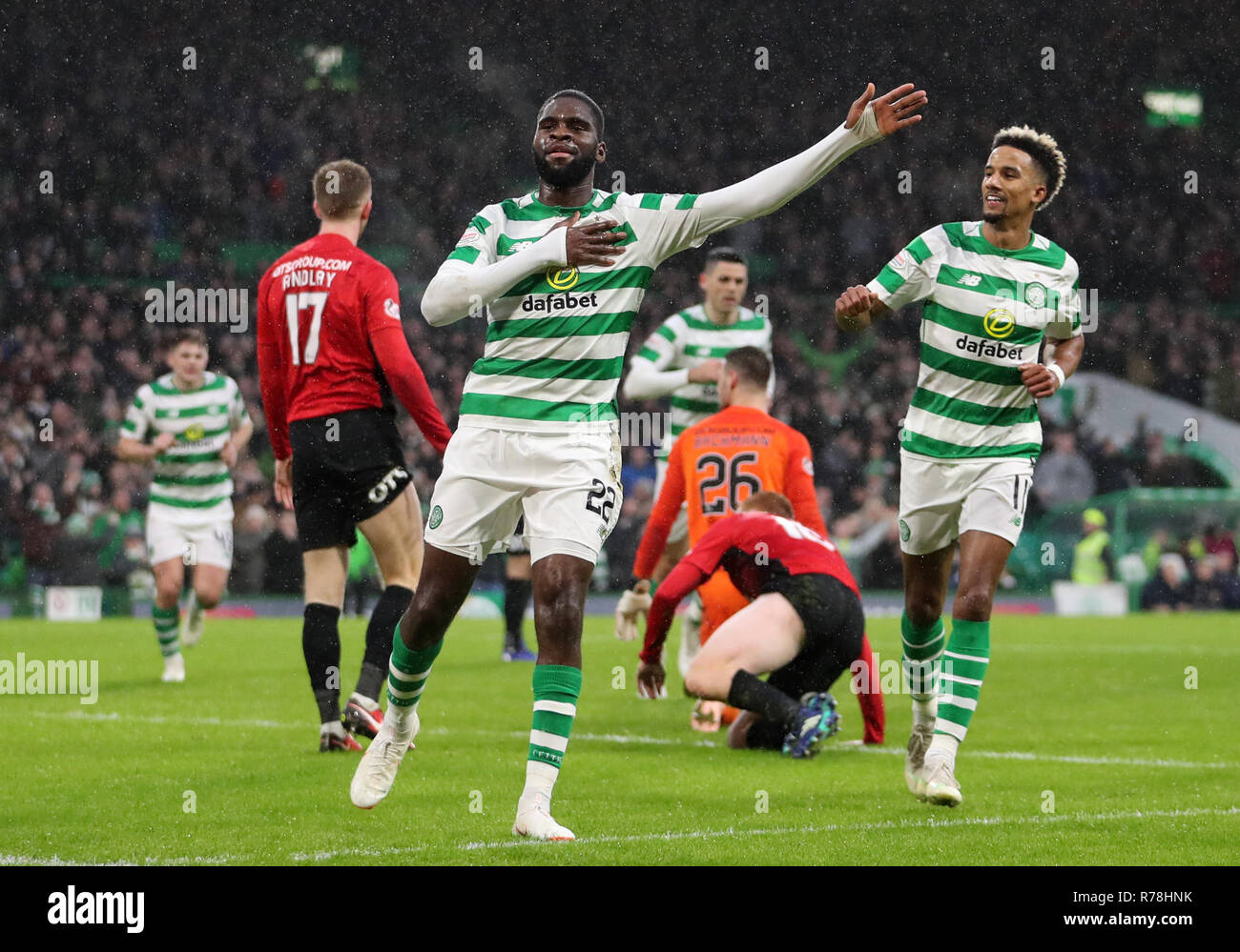 Odsonne edouard celebrates hi-res stock photography and images - Alamy