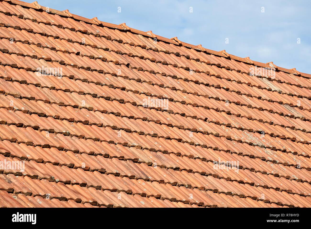 Roof tiles texture Stock Photo - Alamy
