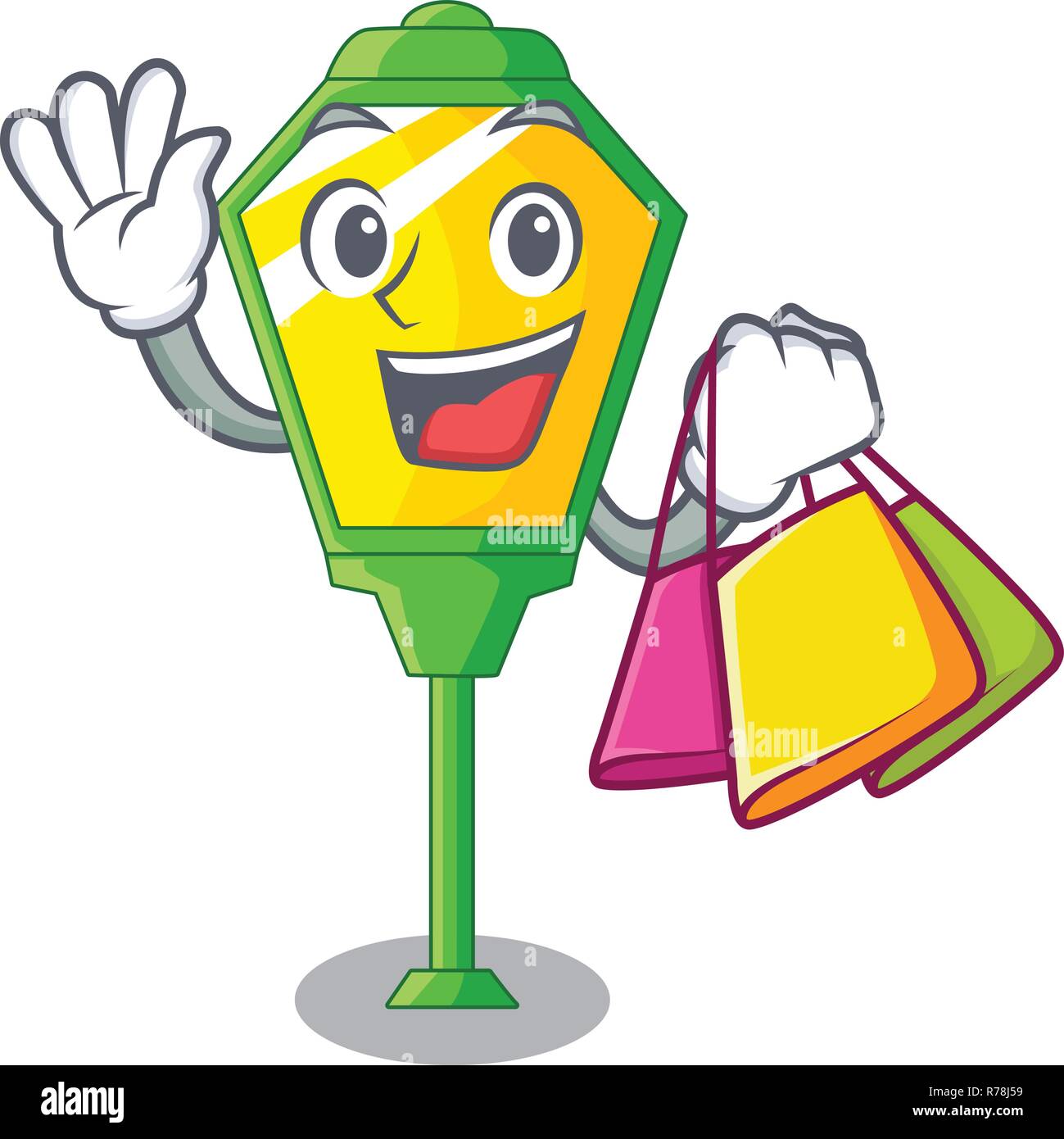 British shopping street Stock Vector Images - Alamy
