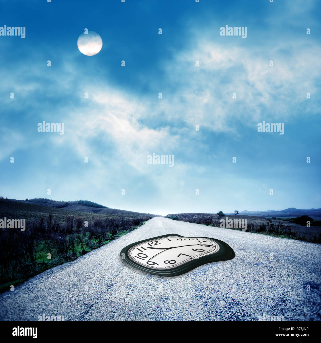 Clock tree conceptual hi-res stock photography and images - Alamy