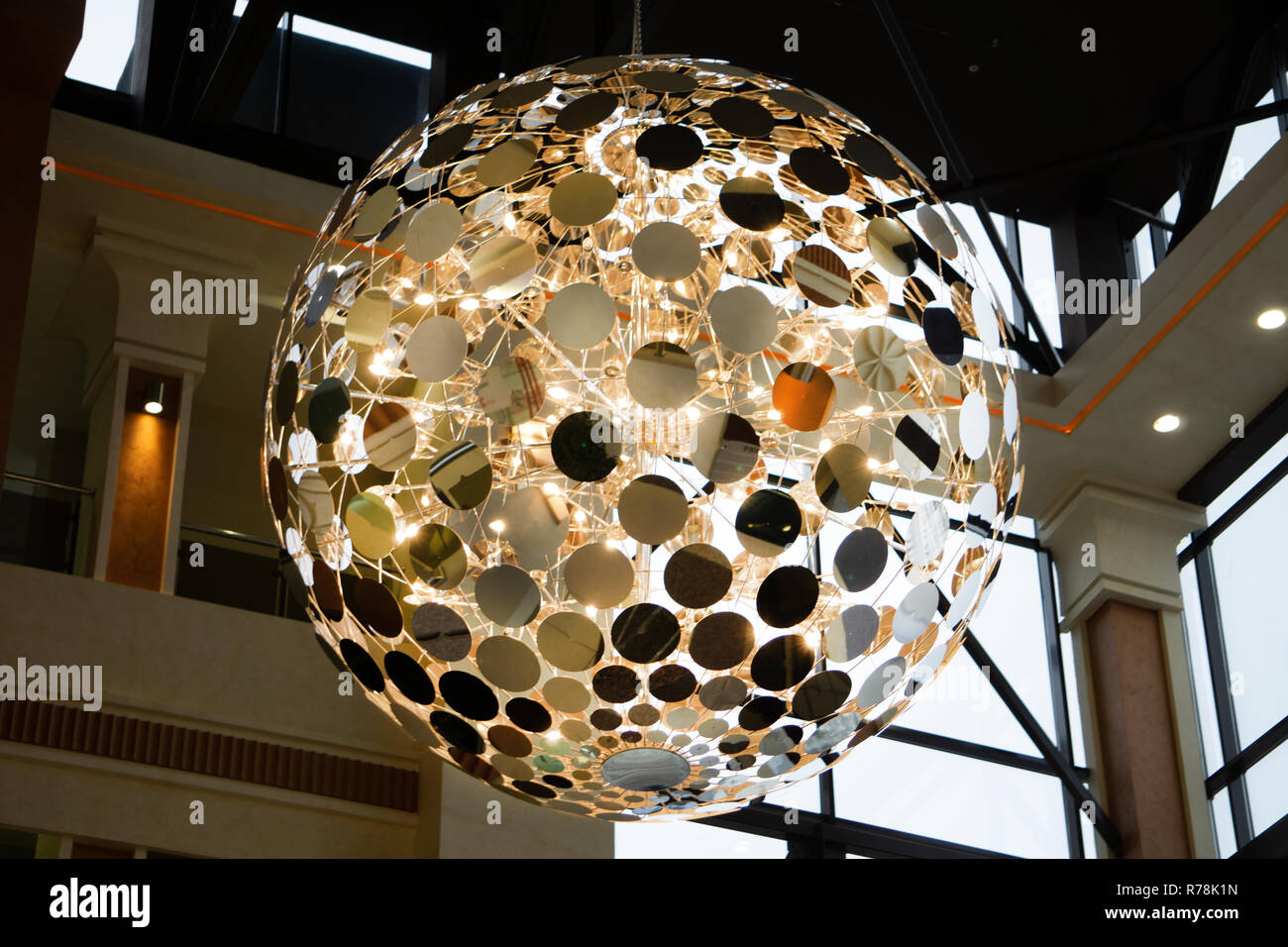 Big huge glass chandelier hi-res stock photography and images - Alamy