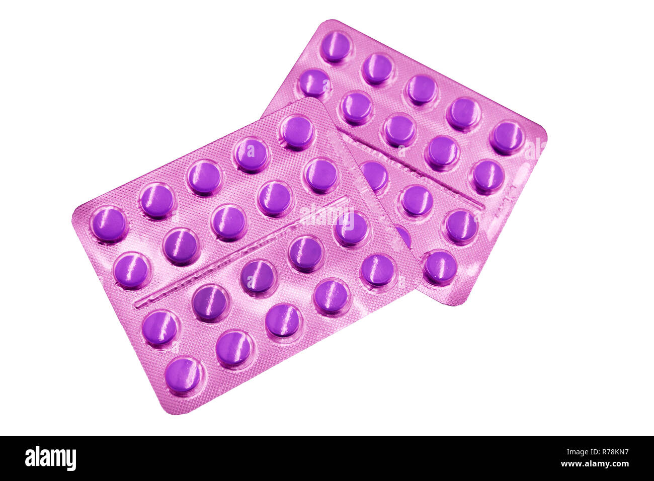 Purple pills hi-res stock photography and images - Alamy