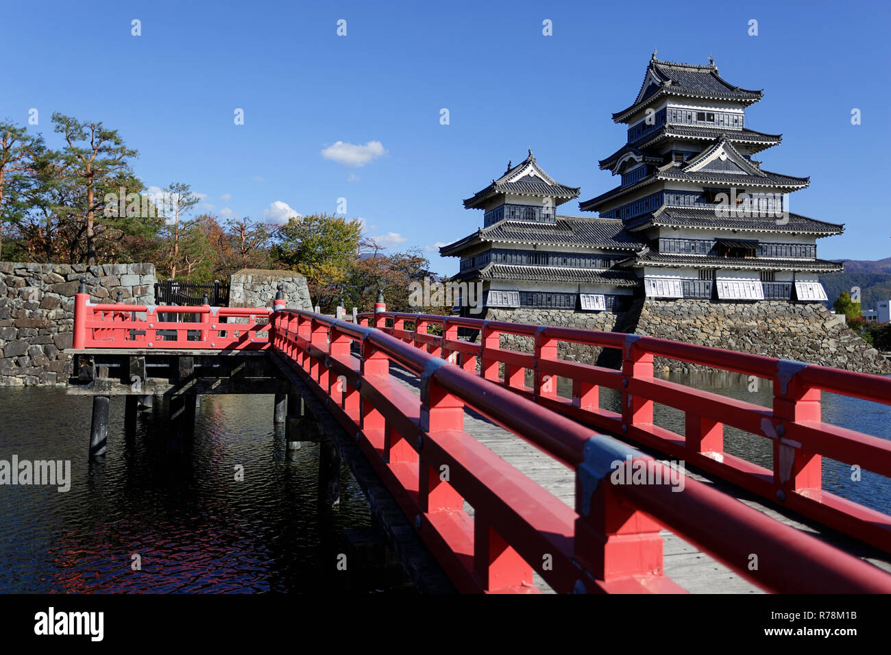 Matsumoto, Japan. Matsumoto Castle (Crow Castle, Fukashi Castle Stock ...