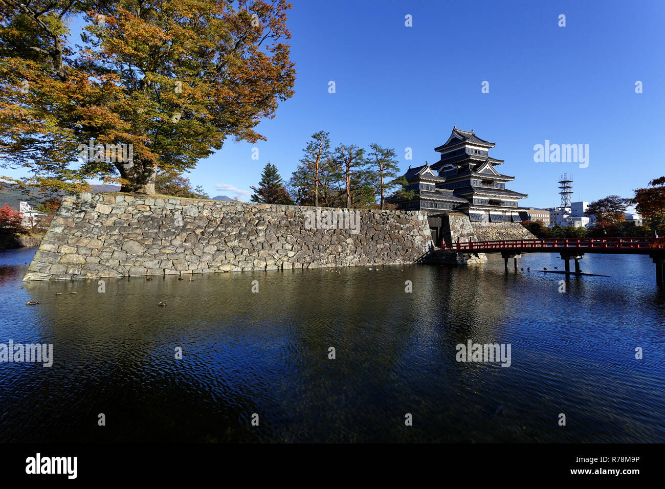 Matsumoto, Japan. Matsumoto Castle (Crow Castle, Fukashi Castle Stock ...