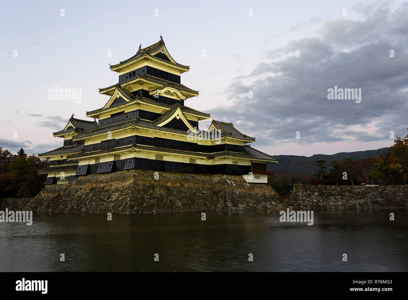 Matsumoto, Japan. Matsumoto Castle (Crow Castle, Fukashi Castle Stock ...