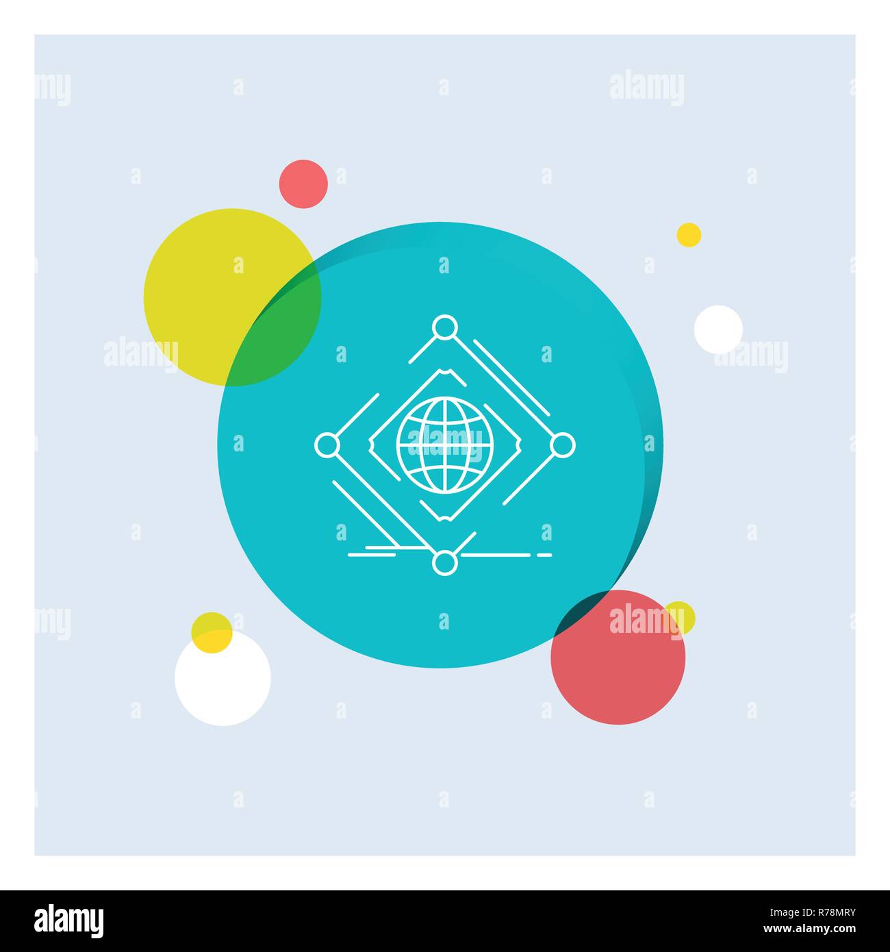 Colorful cable concept communication data Stock Vector Images - Alamy