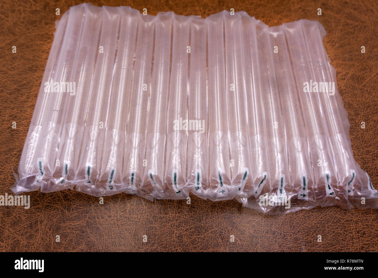 Blue bubble wrap packing, abstract textured background Stock Photo - Alamy