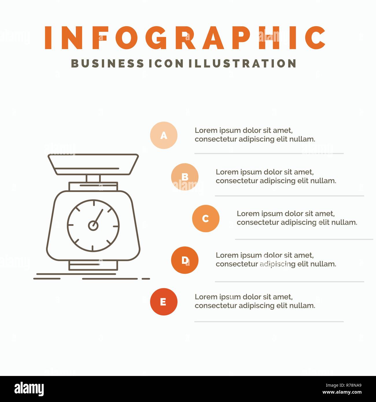implementation, mass, scale, scales, volume Infographics Template for ...