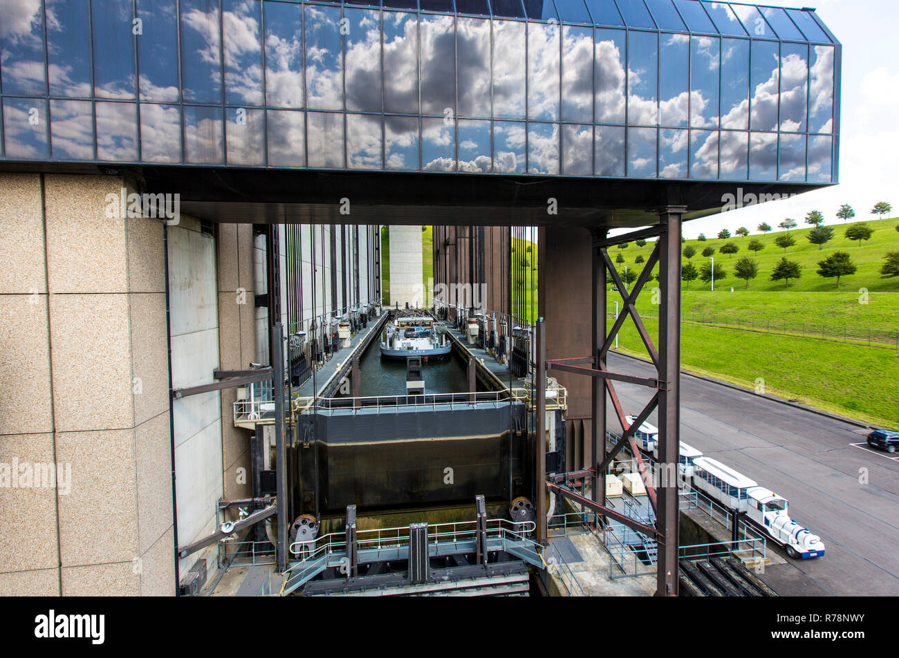 The boat lift of Strepy-Thieu, Canal du Centre, UNESCO, Strépy-Thieu ...