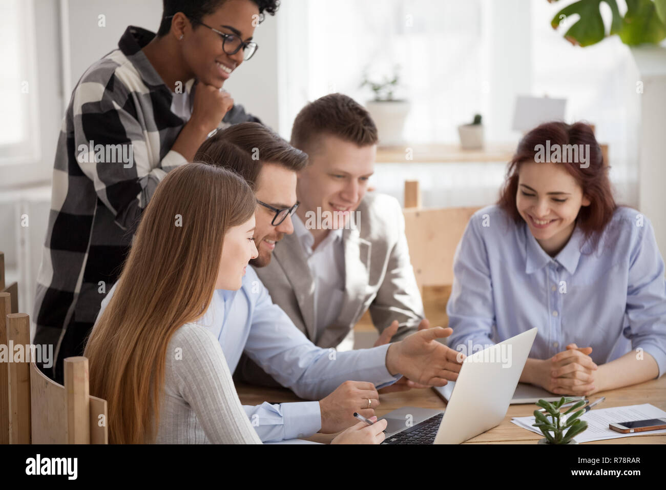 Brainstorm laptop hi-res stock photography and images - Alamy