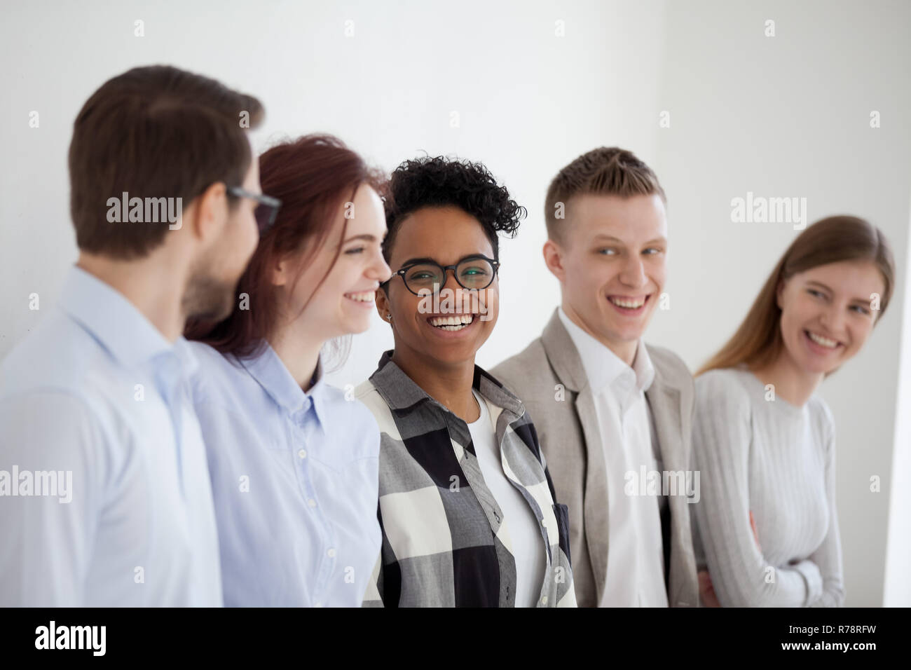 Employee happy confident hi-res stock photography and images - Alamy