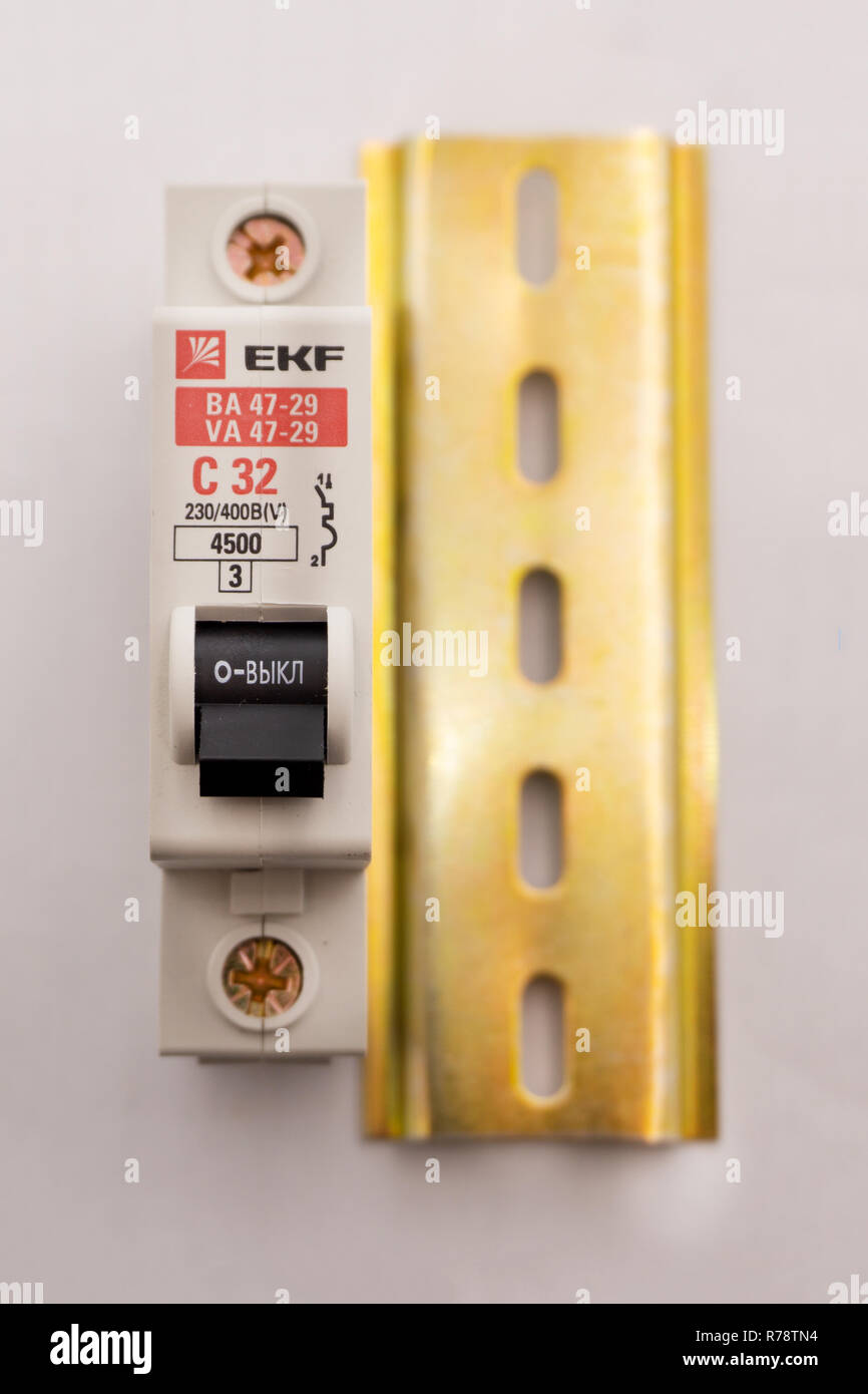 electric machine switches on white background - Russia Berezniki 2 June ...