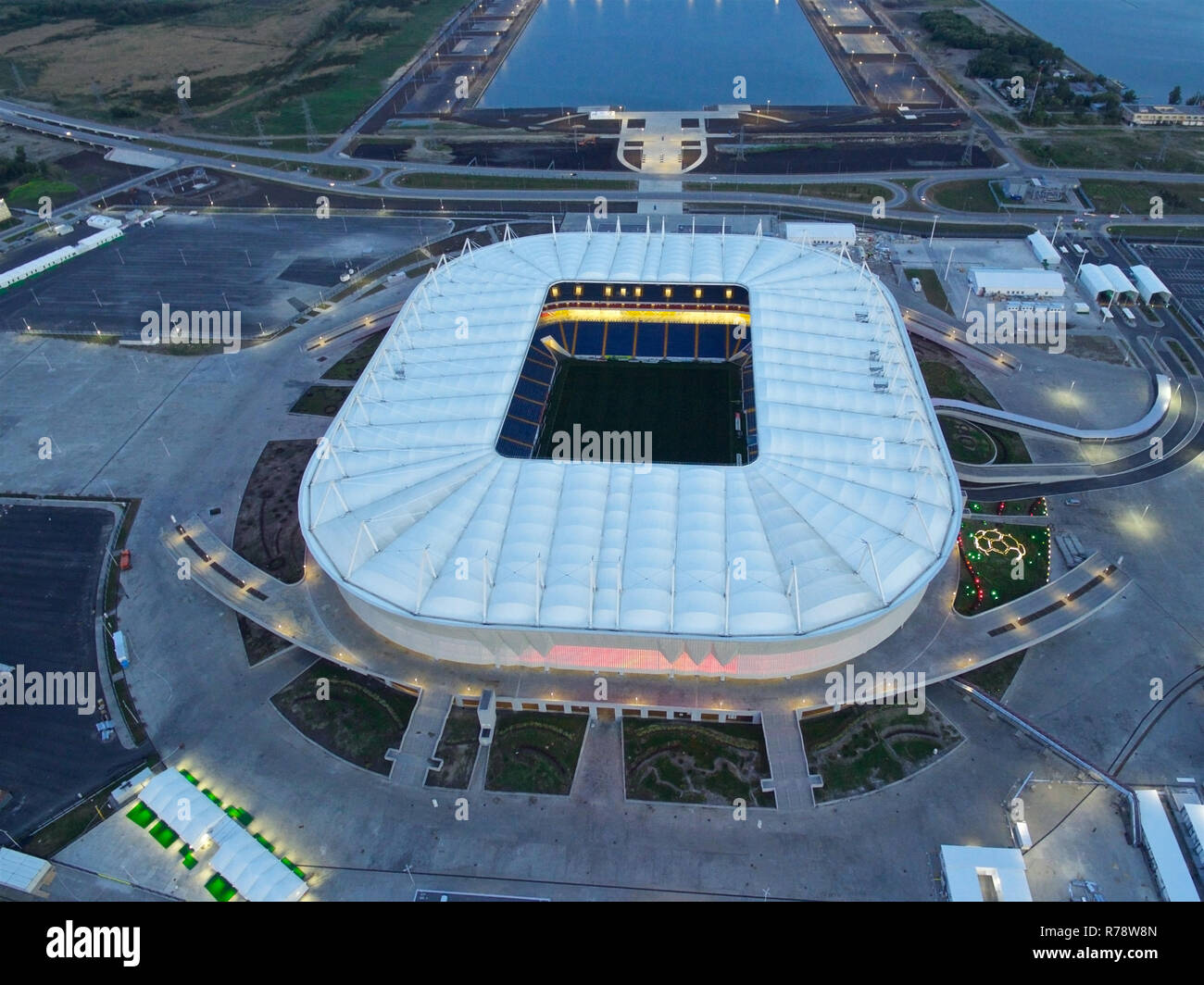 Aerial view of stadium Rostov Arena Stock Photo - Alamy