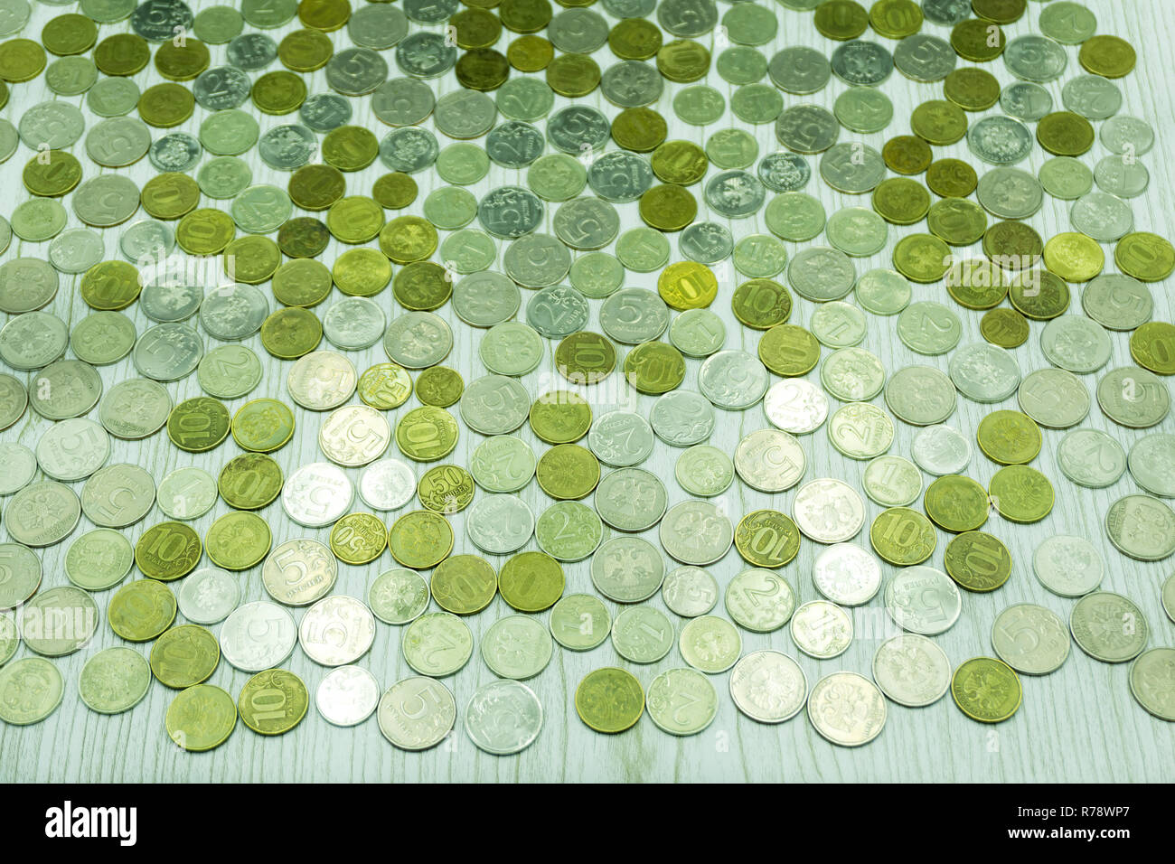 one coin mon isolated a white backgrounde Stock Photo - Alamy