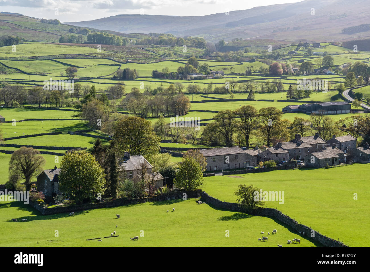 Wensleydale hawes village hi-res stock photography and images - Alamy