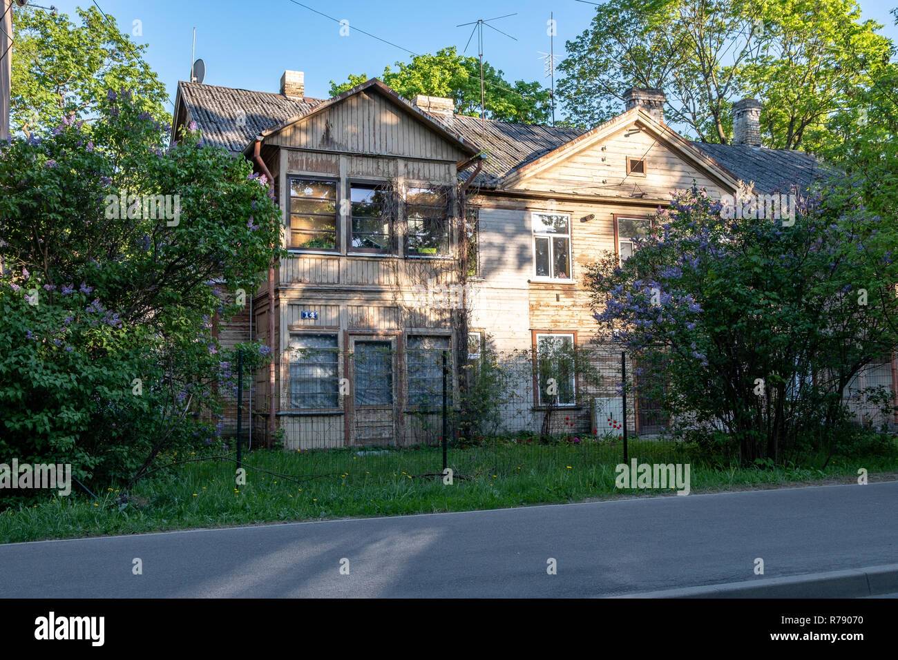 old wooden countryside house architecture details and elements of ...