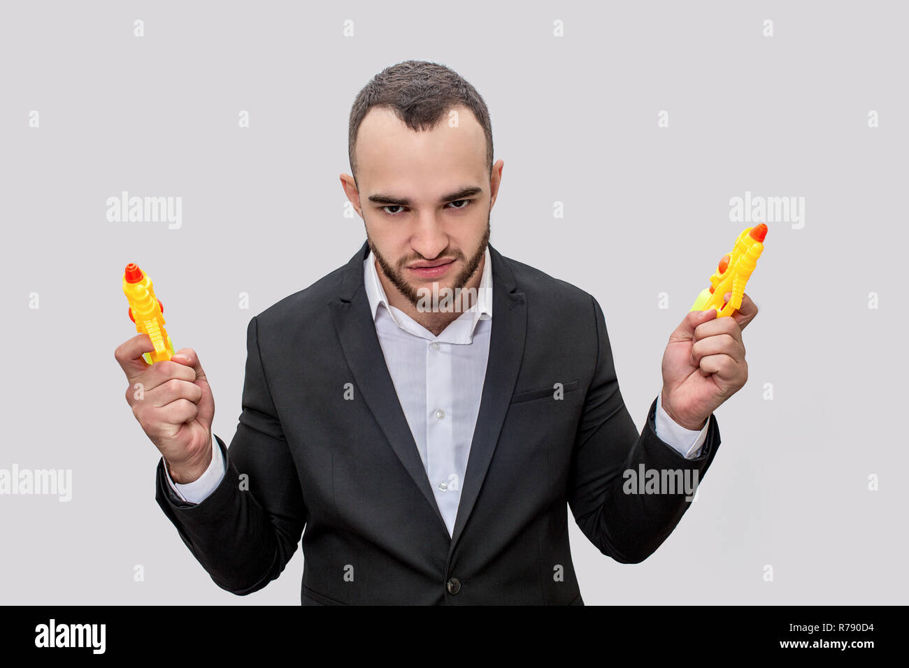 Smart pose young corporate man hi-res stock photography and images - Alamy