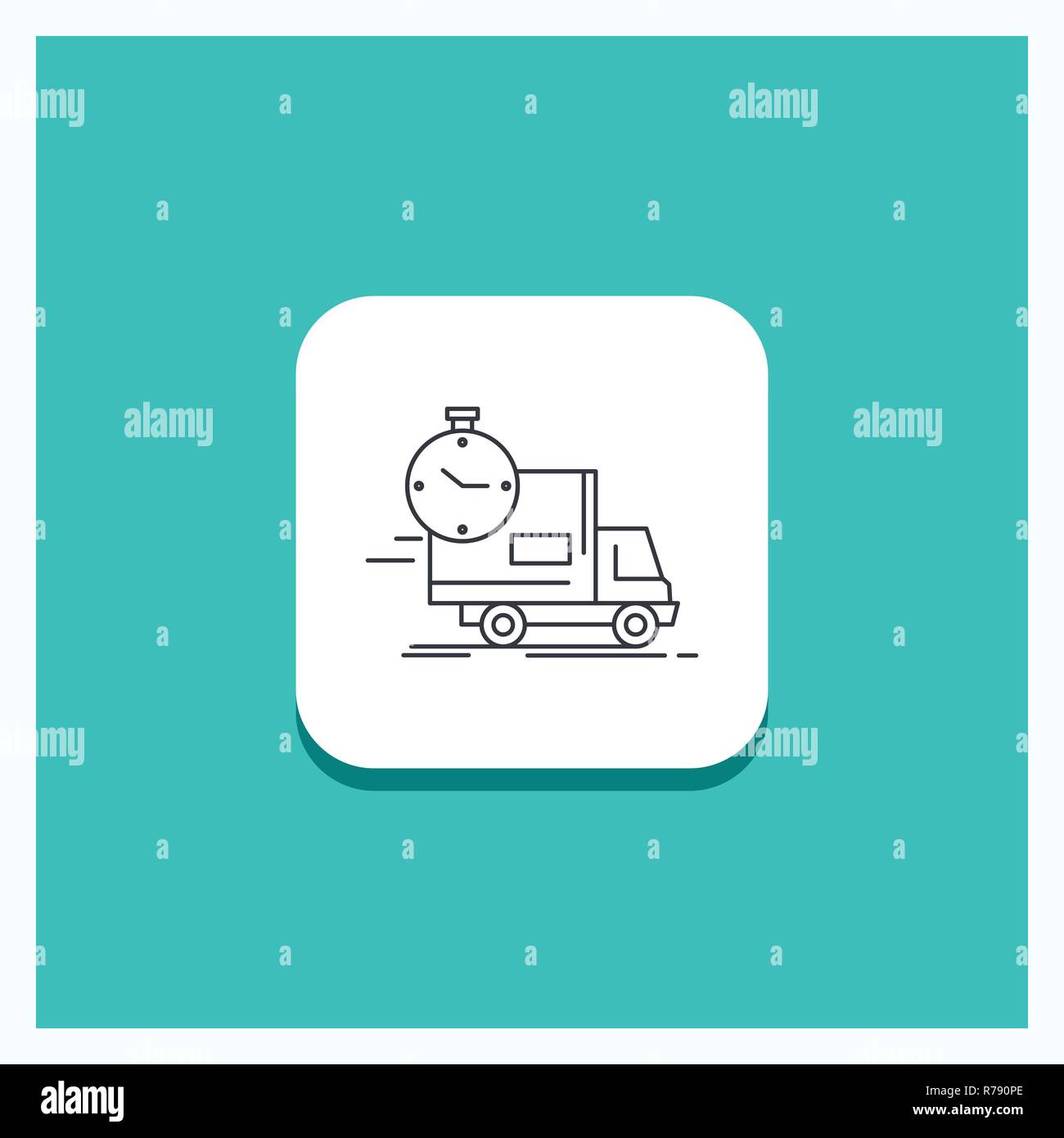 Express delivery button icon concept hi-res stock photography and ...