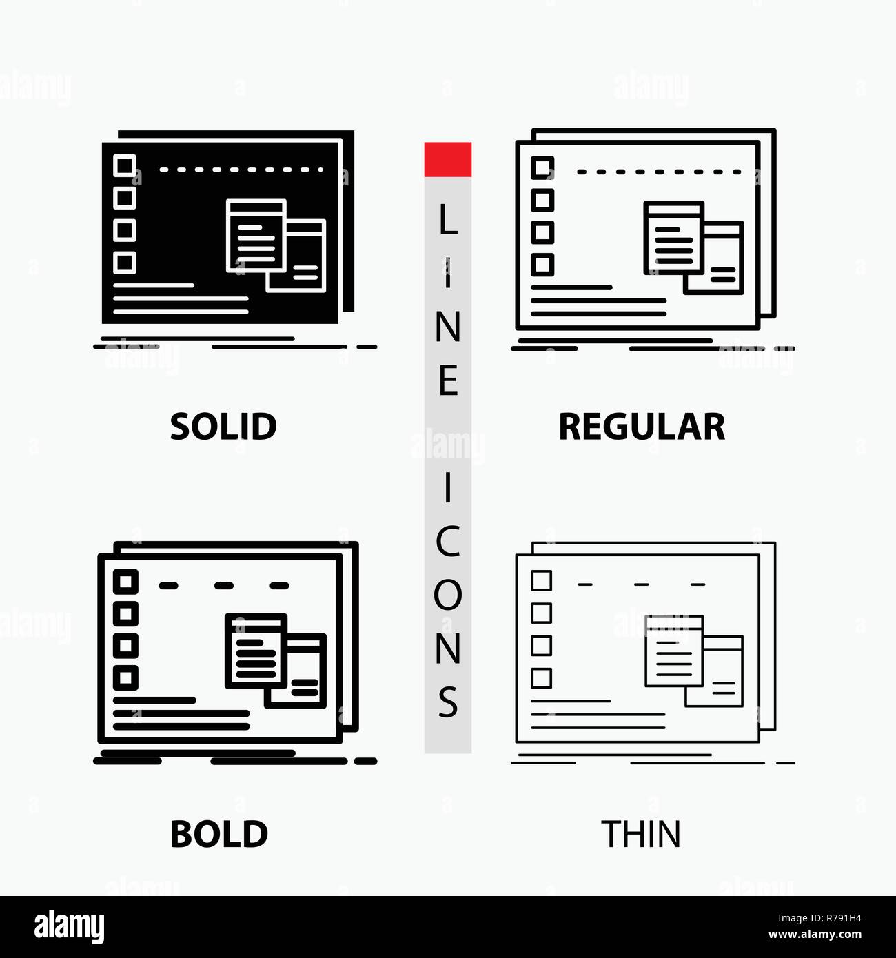 Window Mac Operational Os Program Icon In Thin Regular Bold Line