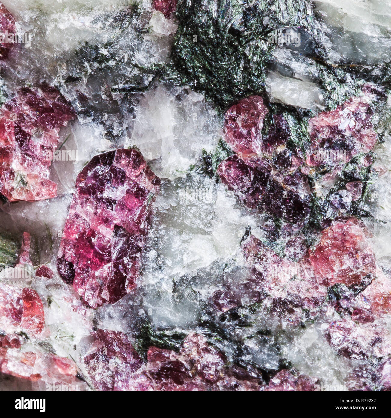 Eudialyte geological specimen hi-res stock photography and images - Alamy