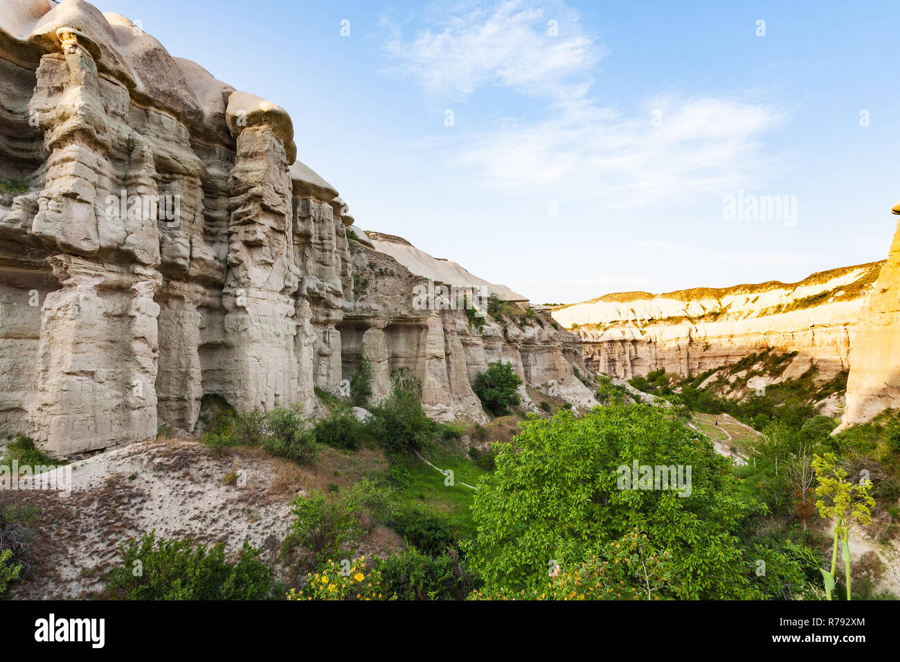 overgrown ravine near Goreme town in Cappadocia Stock Photo - Alamy
