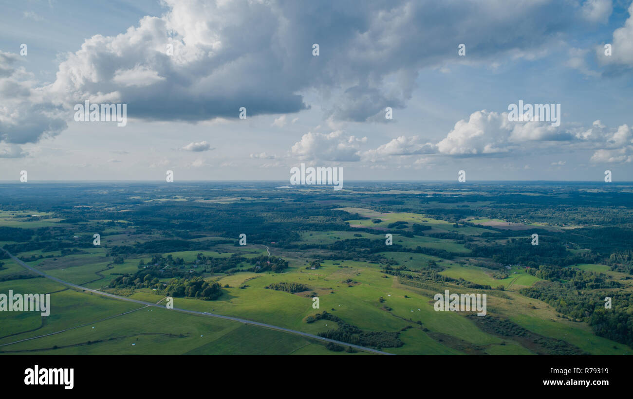Beautiful aerial view forests countryside hi-res stock photography and ...