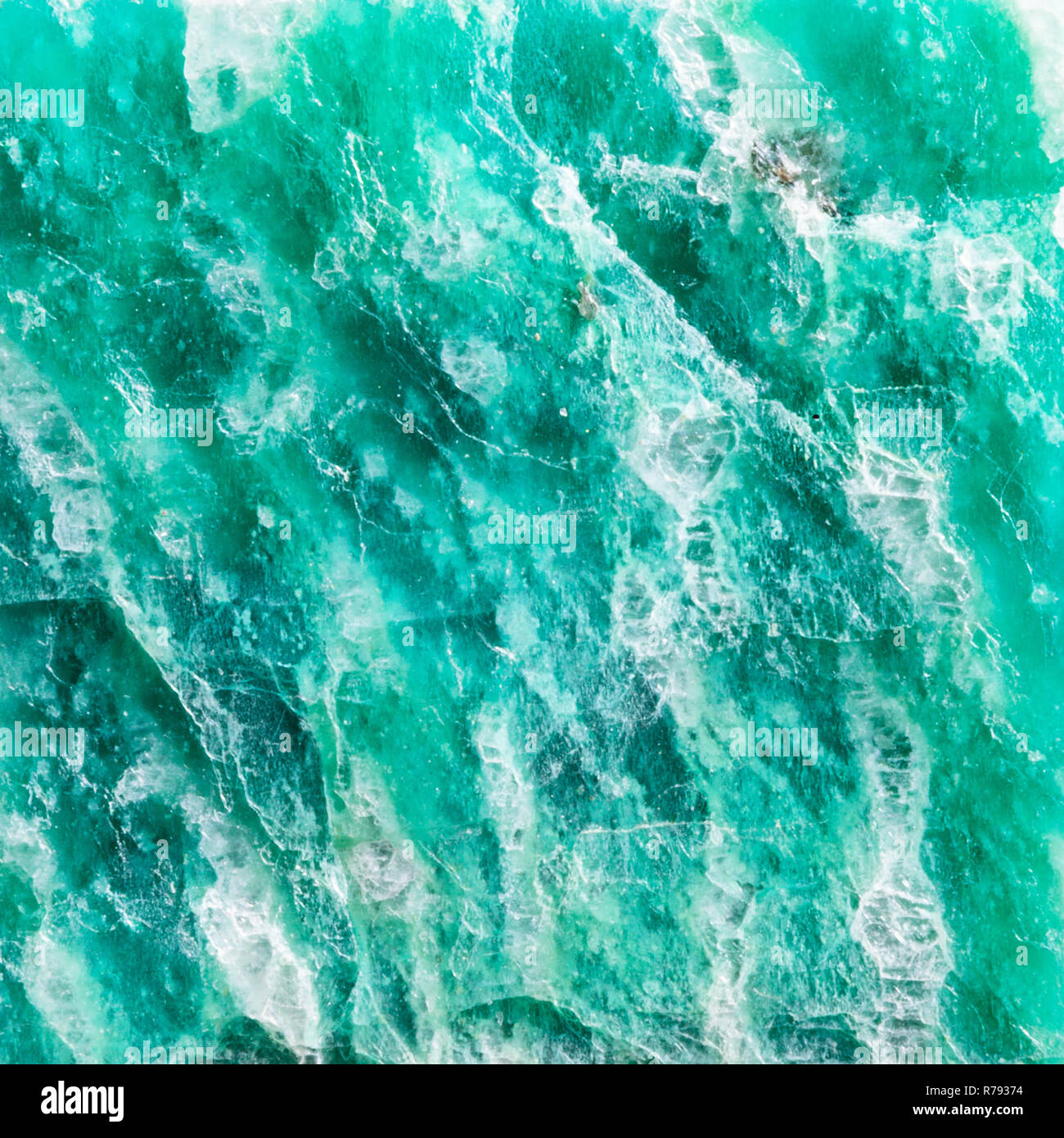 macro shooting of texture of amazonite mineral Stock Photo - Alamy