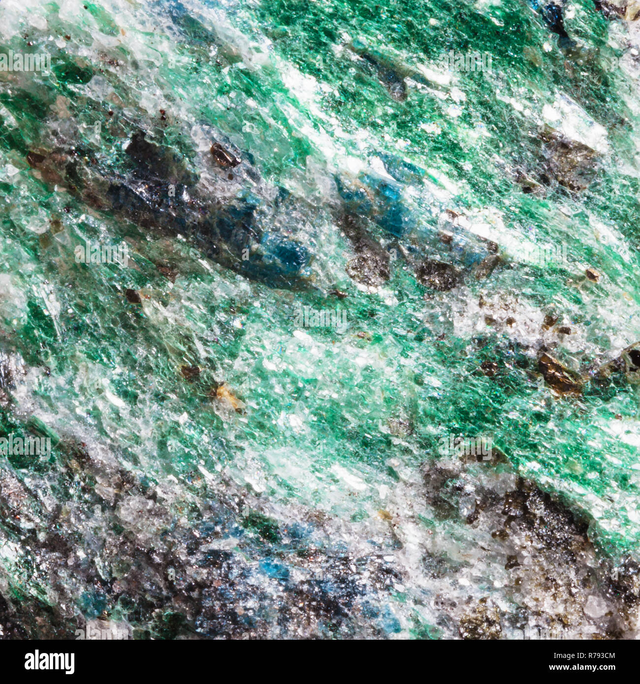 natural texture of green Fuchsite mineral Stock Photo - Alamy
