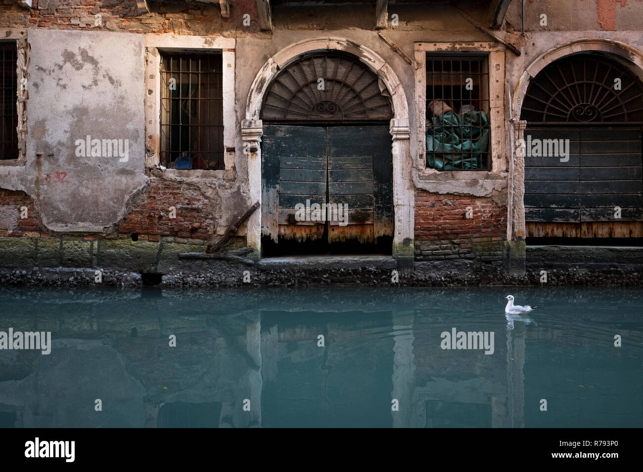 Venice, Portugal - 9 December 2017: Quiet Venice canal Stock Photo - Alamy