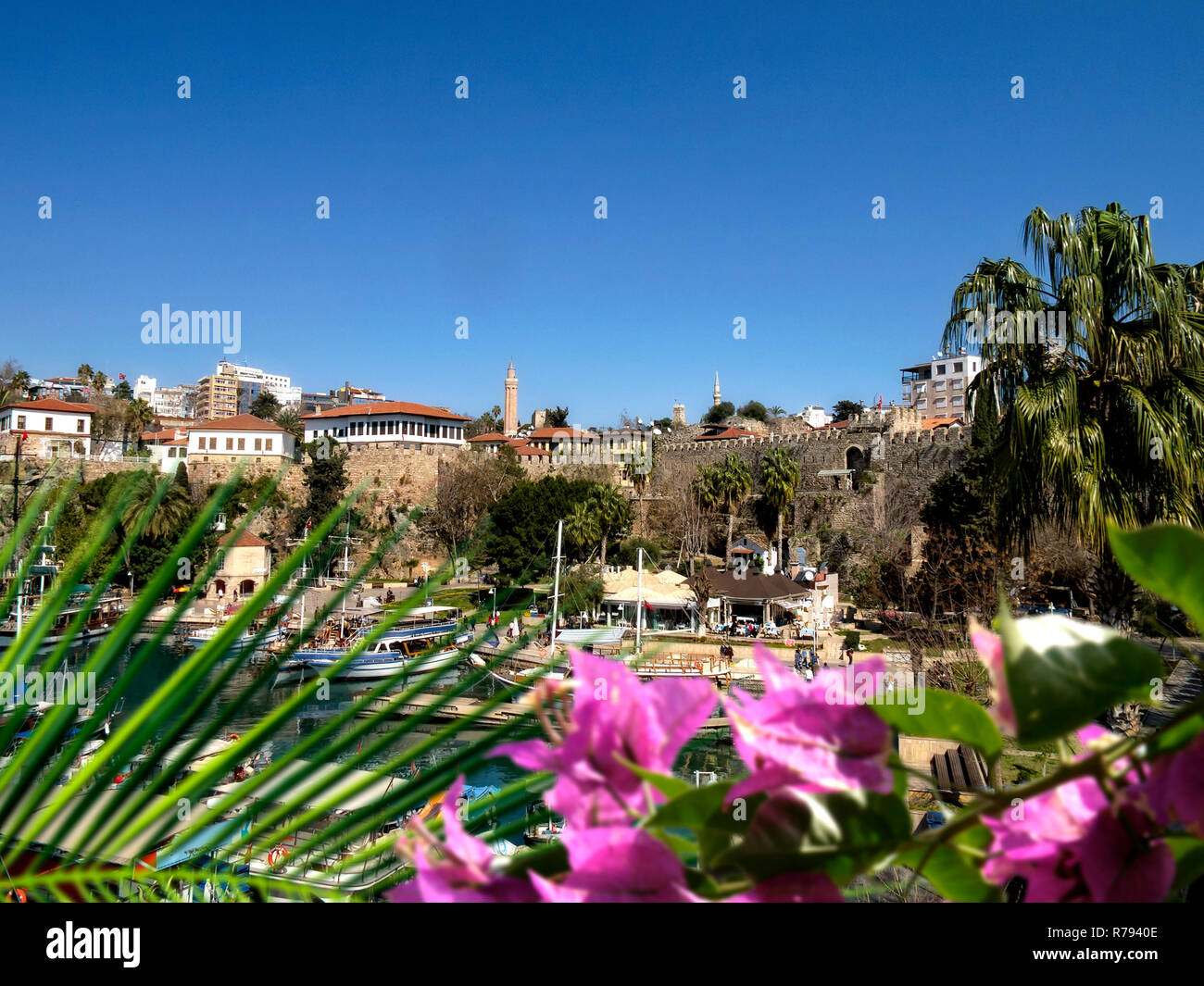 historic district in Antalya Stock Photo - Alamy