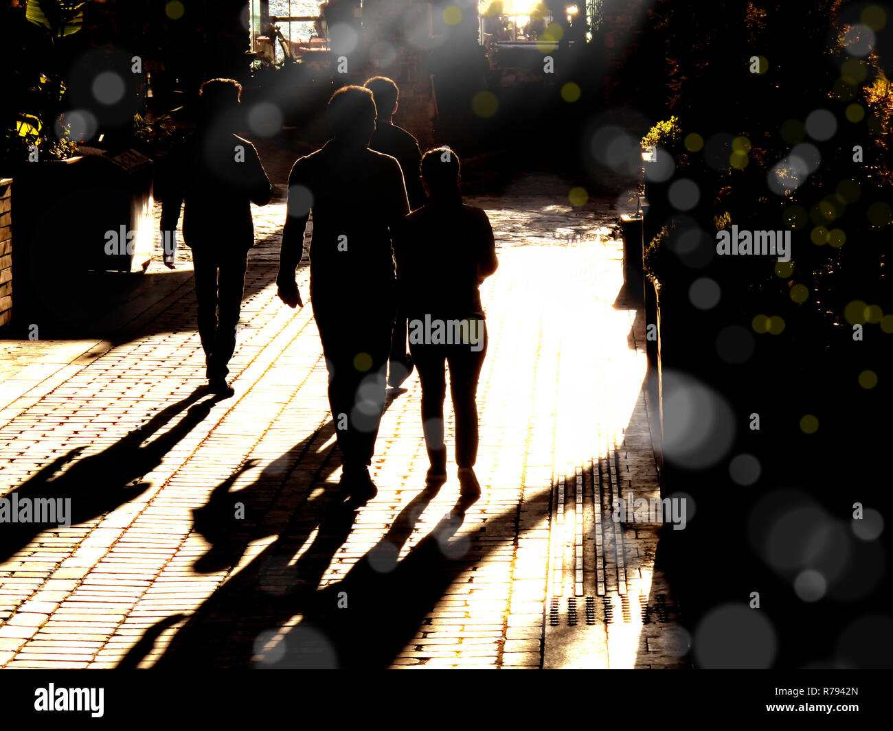 people walking on street Stock Photo - Alamy