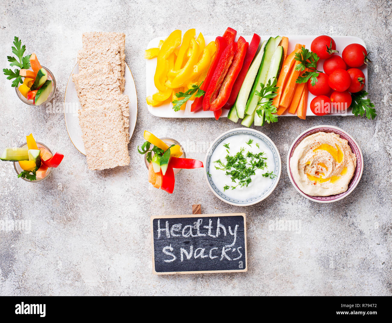Hummus and carrot sticks hi-res stock photography and images - Alamy