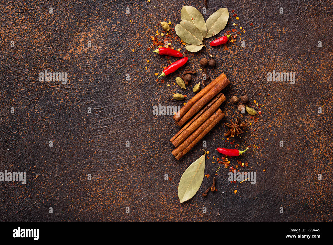 Spices masala for cooking Indian dishes Stock Photo - Alamy