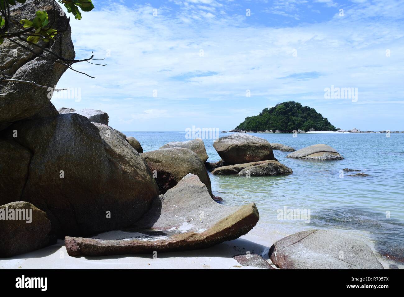 the stone beach Stock Photo - Alamy