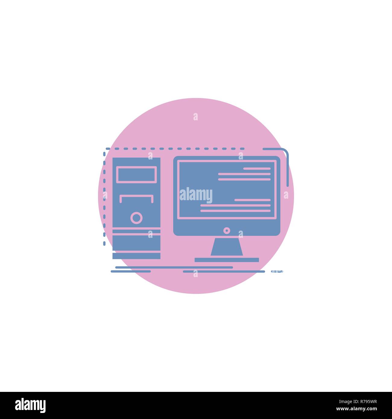 Desktop tower Stock Vector Images - Alamy